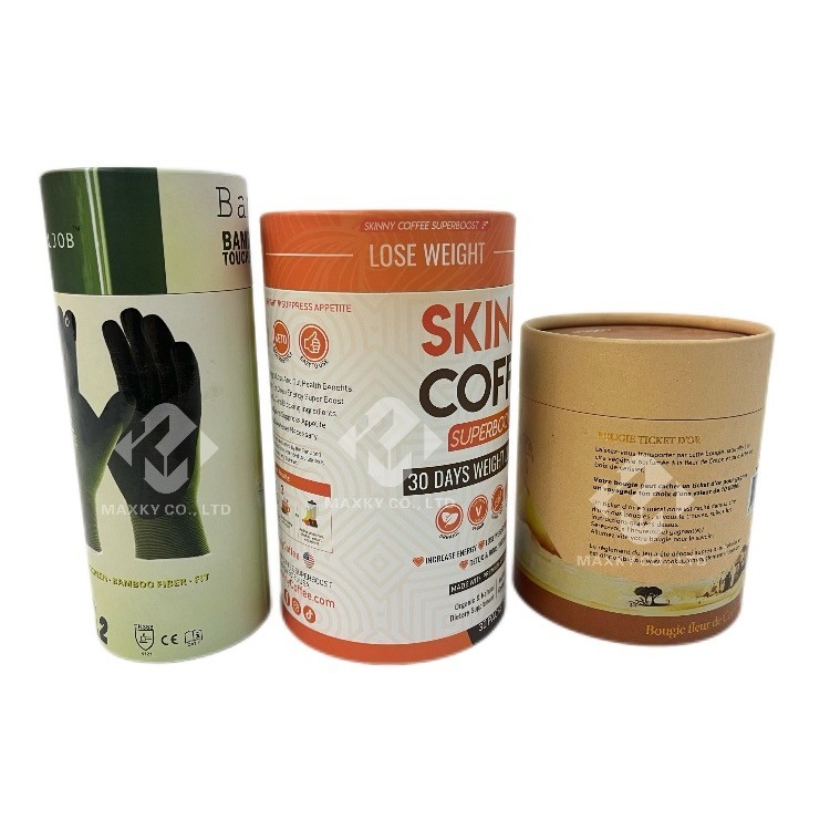 Customizable Cardboard Tubes Packaging Waterproofing Smooth Surface